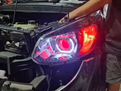 Custom Projector Bi LED Lebih Oke Dibanding HID - Tomi Air Brush