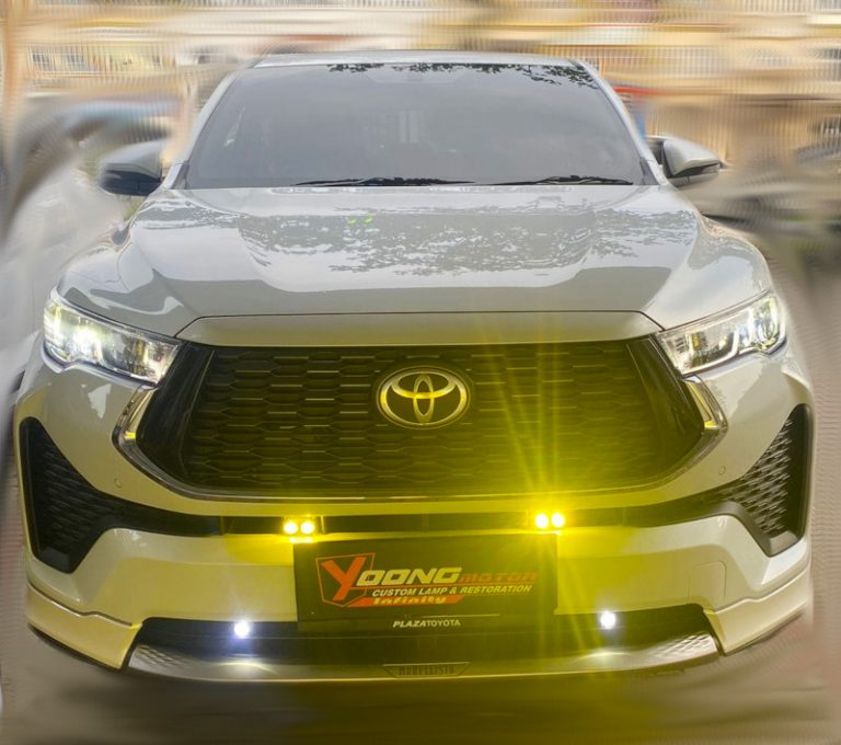 Modifikasi Mini Projector Toyota Kijang Innova Zenix - Tomi Air Brush