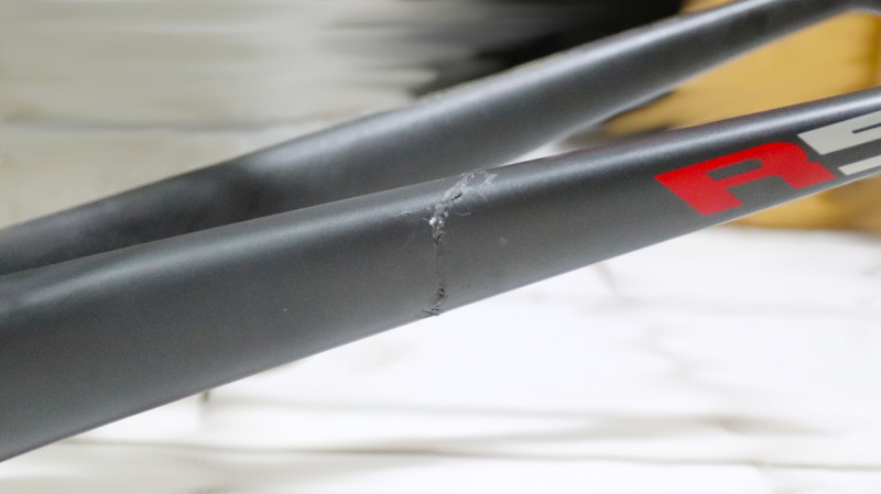 Perbaikan Rangka Sepeda Retak - Tomi Air Brush