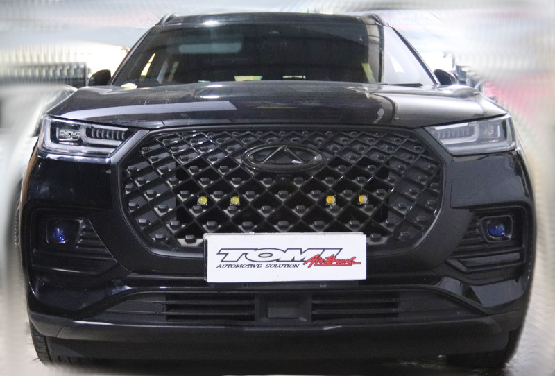 Chery Tiggo 8 Custom Foglamp di Yoong Motor Jakarta - Tomi Air Brush